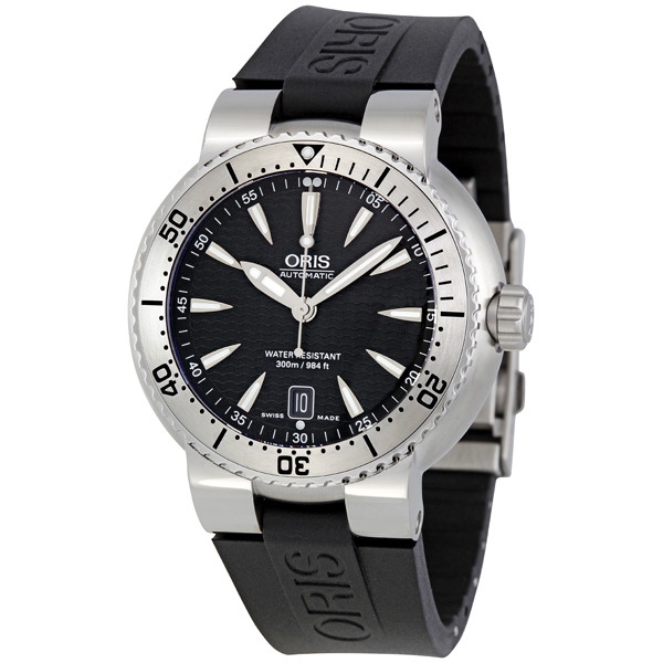 Oris Dives Date Automatic Black Dial Men's Watch 01 733 7533 4154 07 4 ...