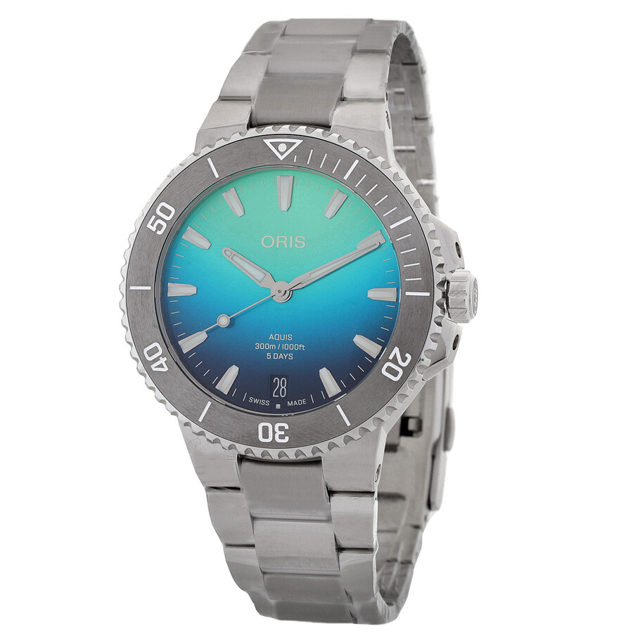 Oris Great Barrier Reef Limited Edition IV Automatic Blue Dial Watch 01 ...
