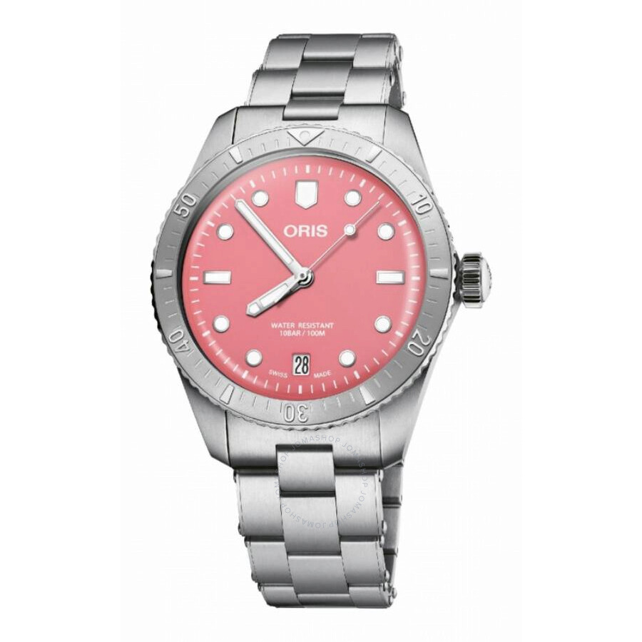Oris Oris Divers 38mm Sixty-Five Automatic Cotton Candy Pink Dial Watch ...