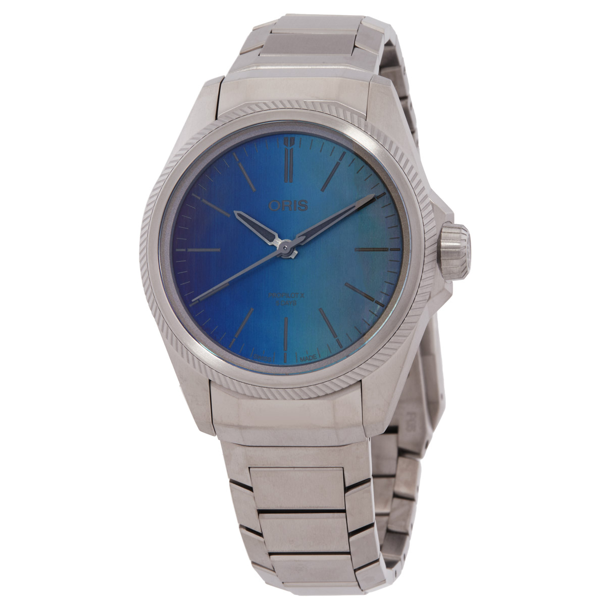 Oris ProPilot X Quartz Blue Dial Unisex Watch 01 400 778 7150-07 7 20 ...