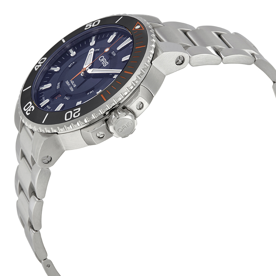 Oris Staghorn Restoration Automatic Blue Dial Men's Watch 01 735 7734 ...