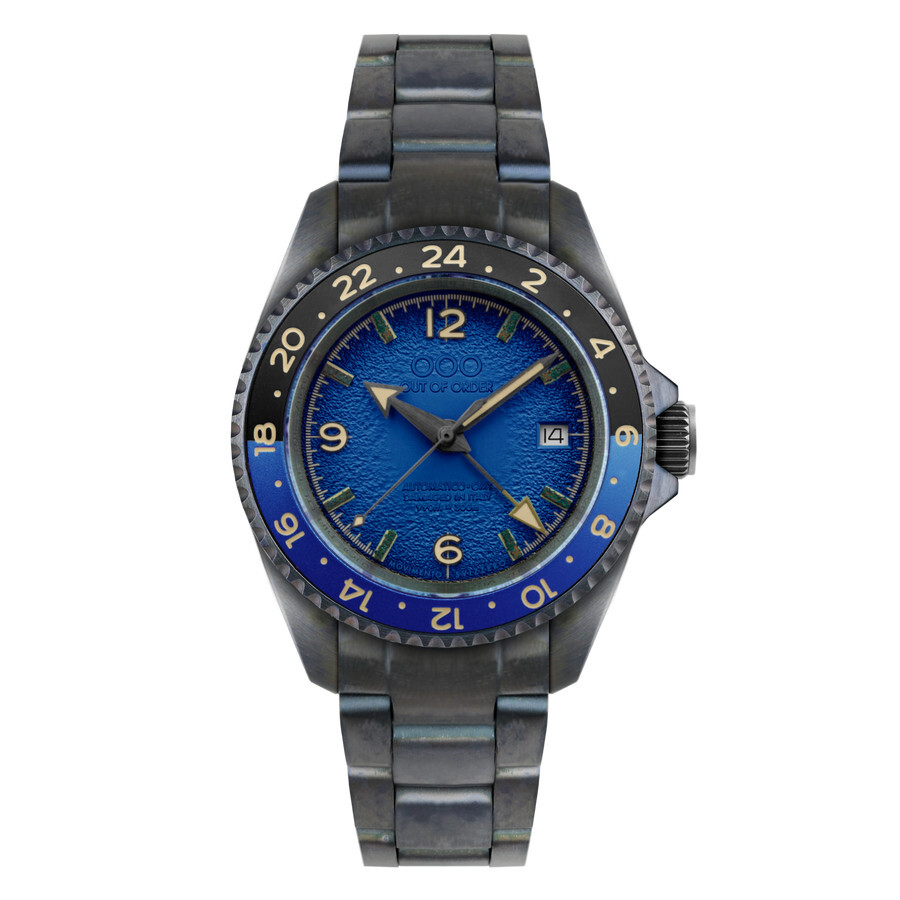 Out Of Order Trecento Automatic Blue Dial Men's Watch OOO.001-24.BL ...