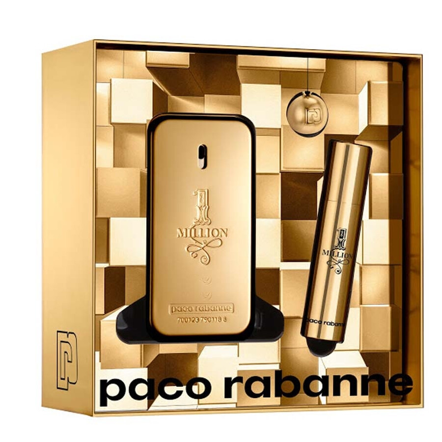 Paco Rabanne Paco One Million 3 Pcs Set For Men: 3.4 Eau De Toilette ...