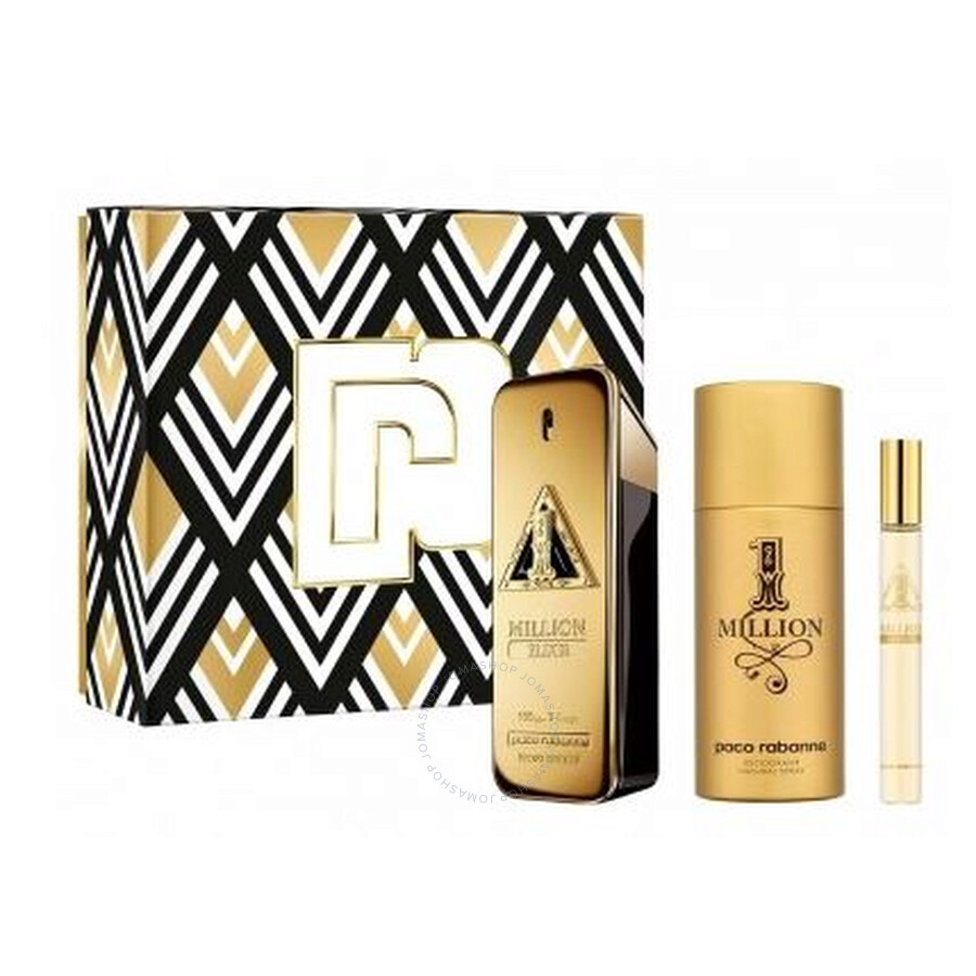 Paco Rabanne Men's 1 Million Elixir Intense Gift Set Fragrances ...