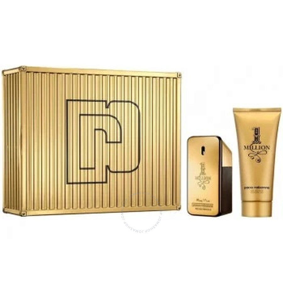 Paco Rabanne Men's 1 Million Gift Set Fragrances 3349668573134 ...