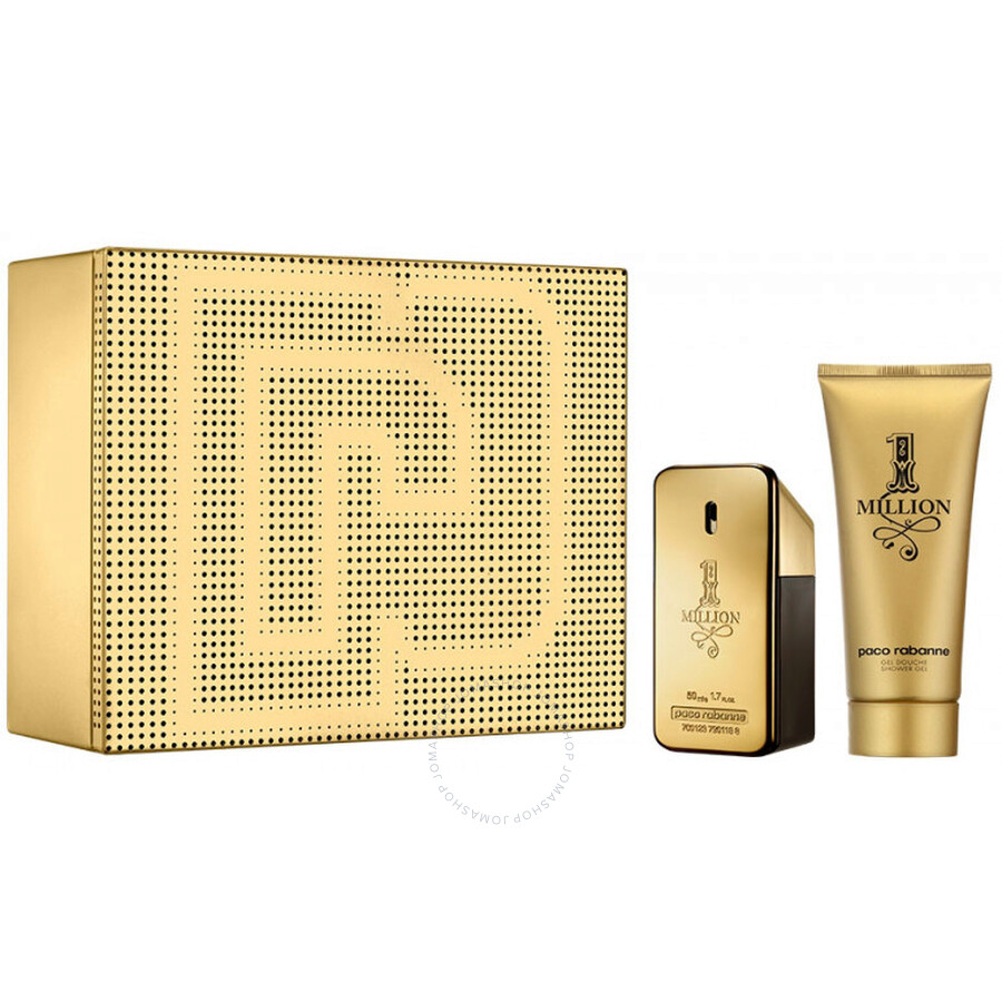Paco Rabanne Men's 1 Million Gift Set Fragrances 3349668597178 ...