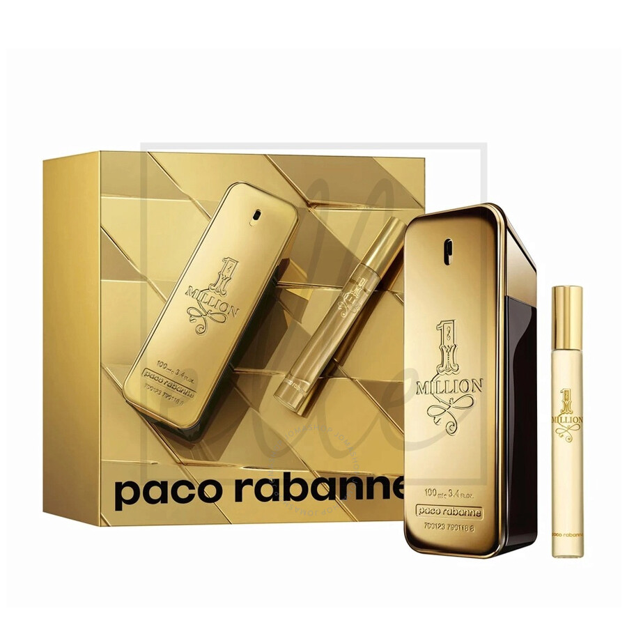 Paco Rabanne Men's 1 Million Gift Set Fragrances 3349668603770 ...