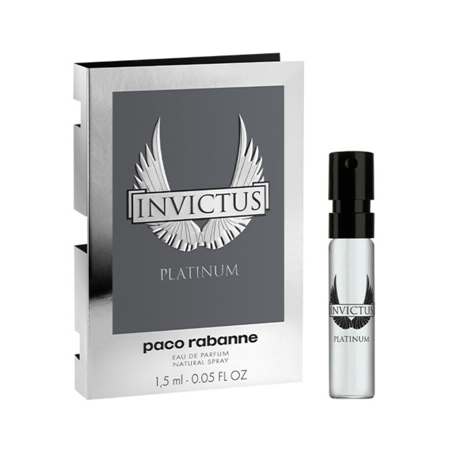 Paco Rabanne Men's Invictus Platinum EDP 0.05 oz Fragrances ...