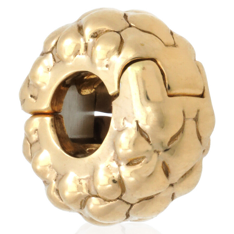 Pandora 14k Gold-Plated Studded Clip Charm 762716C00 - Jewelry, Pandora ...