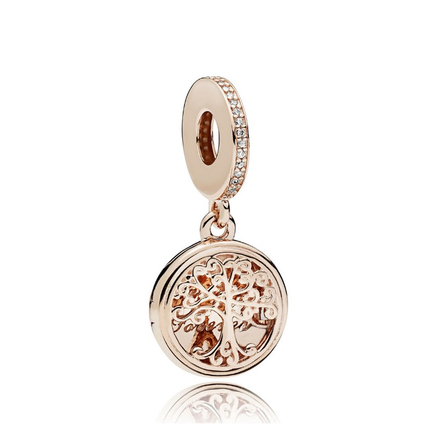 Pandora 14k Rose Gold-plated Family Forever Dangle Charm 781988CZ ...