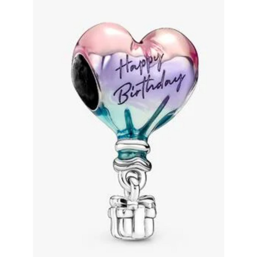 Pandora Happy Birthday Balloon Sterling Silver Charm 791501C01 ...