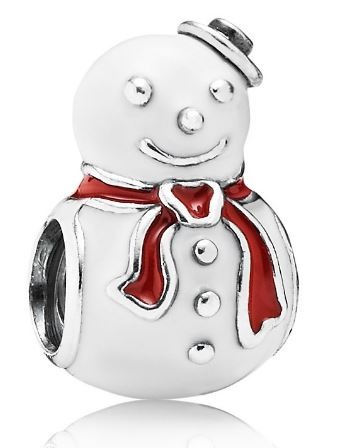 Pandora Happy Snowman Charm 791406ENMX 5700302260007 - Jewelry, Ladies ...