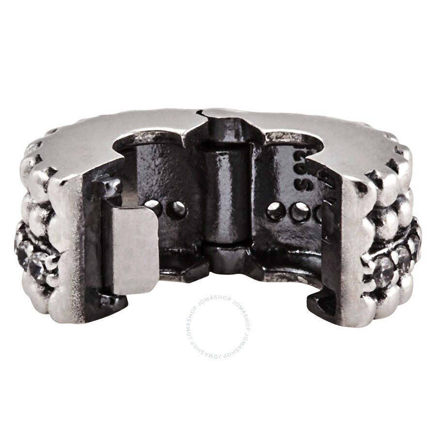 Pandora Ladies Sterling Silver Cubic Zirconia Beaded Clip Charm ...