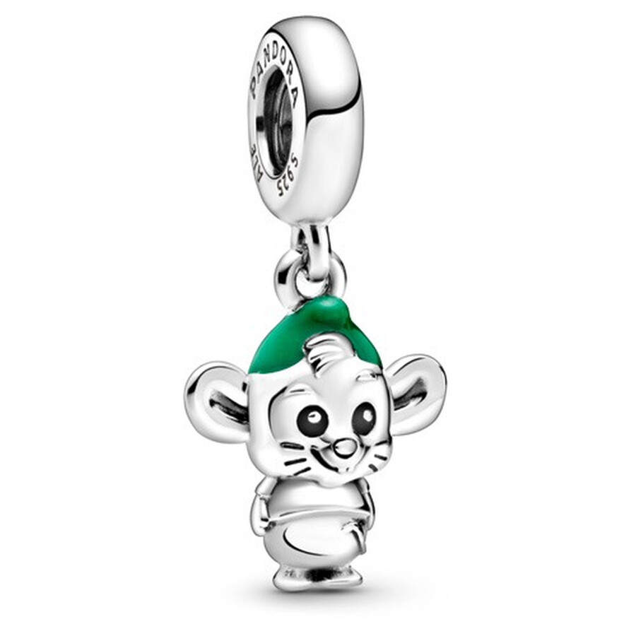 Pandora Ladies Sterling Silver Disney Cinderella Gus Mouse Dangle Charm ...