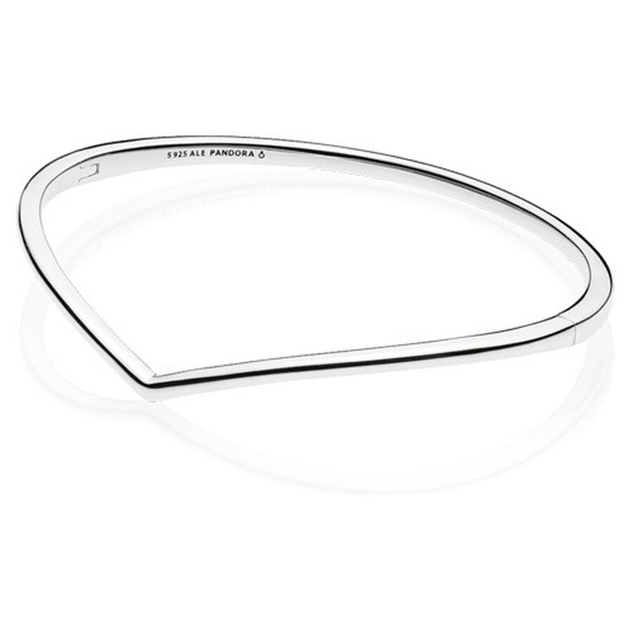 Pandora Ladies Sterling Silver Shining Wish Bangle Bracelet 597791-1 ...