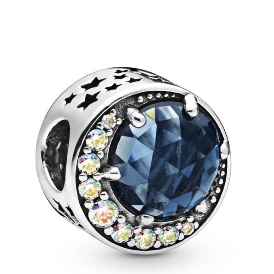 Pandora Moon And Night Sky Charm In Sterling Silver 798524C01 - Jewelry ...