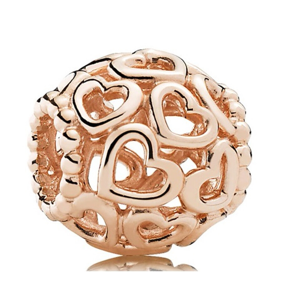 Pandora Rose Gold Hearts All Over Charm 780964 5700302276534 - Jewelry ...