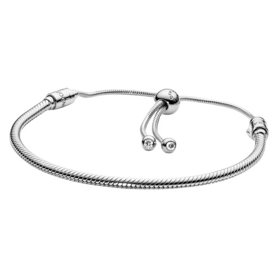 Pandora Snake Chain Sterling Silver Slider Bracelet 597125CZ-2 ...