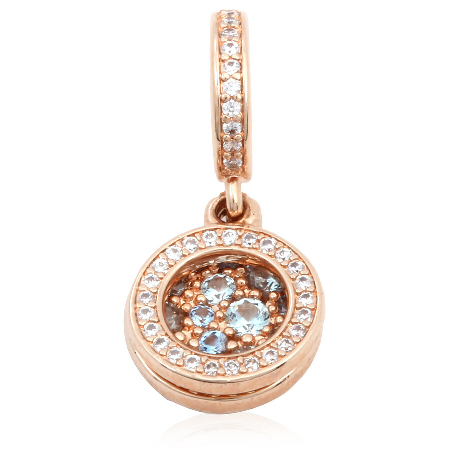 Pandora Sparkling Disc Double Dangle Charm 789186C03 - Jewelry - Jomashop