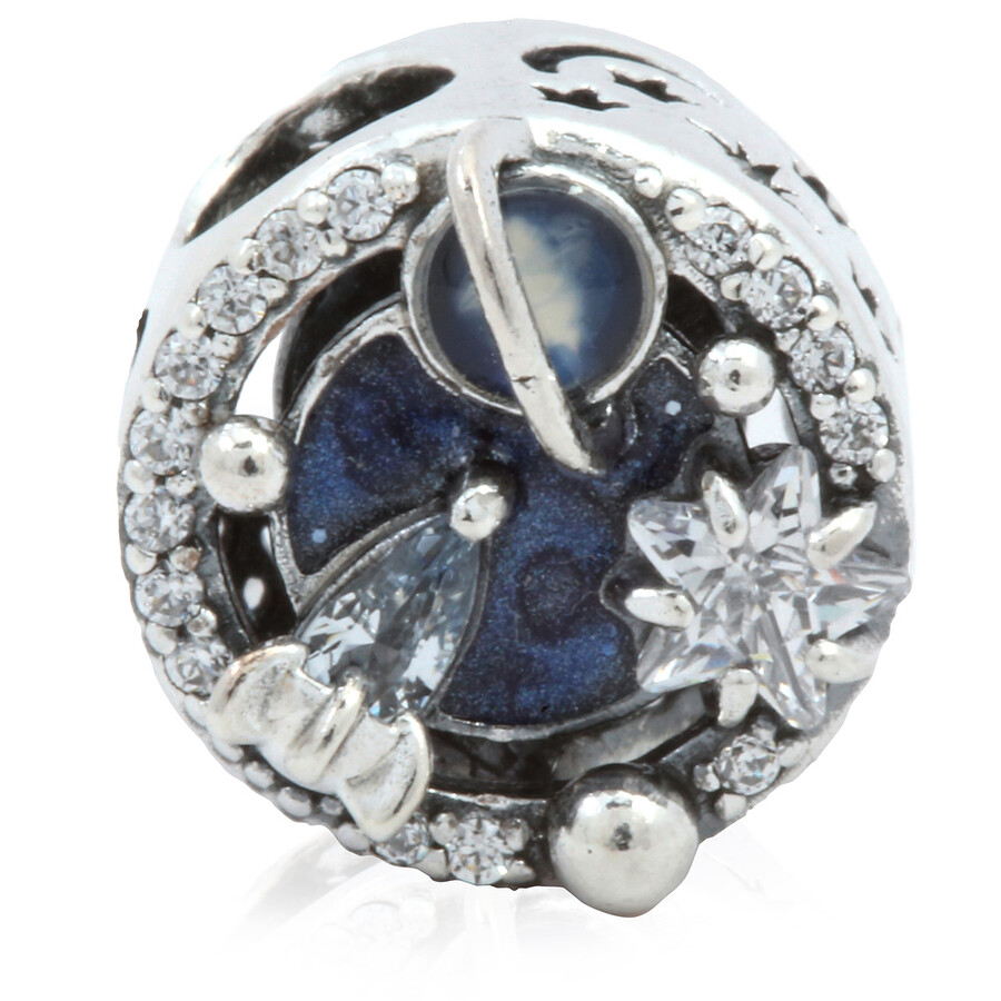 Pandora Sterling Silver A Trip To The Galaxy Crystal Charm 790028C01 ...
