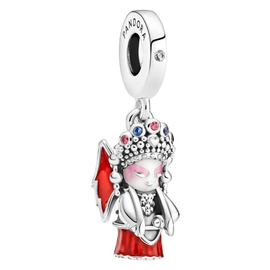 Pandora Sterling Silver Peking Opera Doll Dangle Charm 799387C01 ...