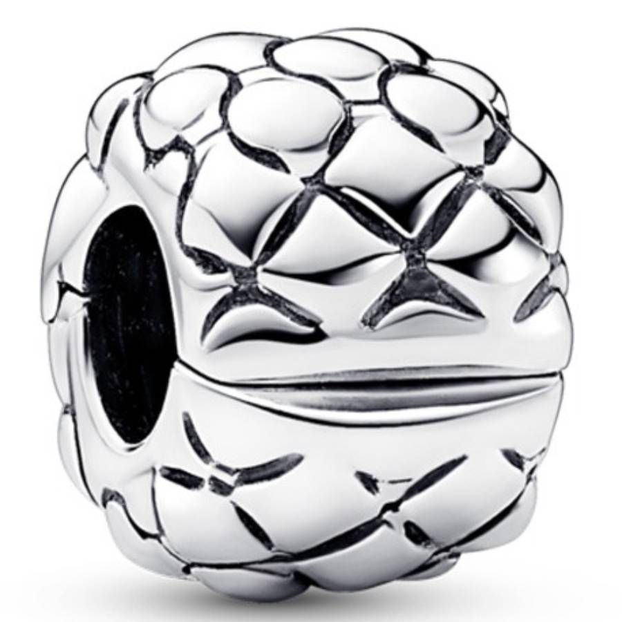 Pandora Sterling Silver Studded Clip Charm 792746C00 5700303058856 ...