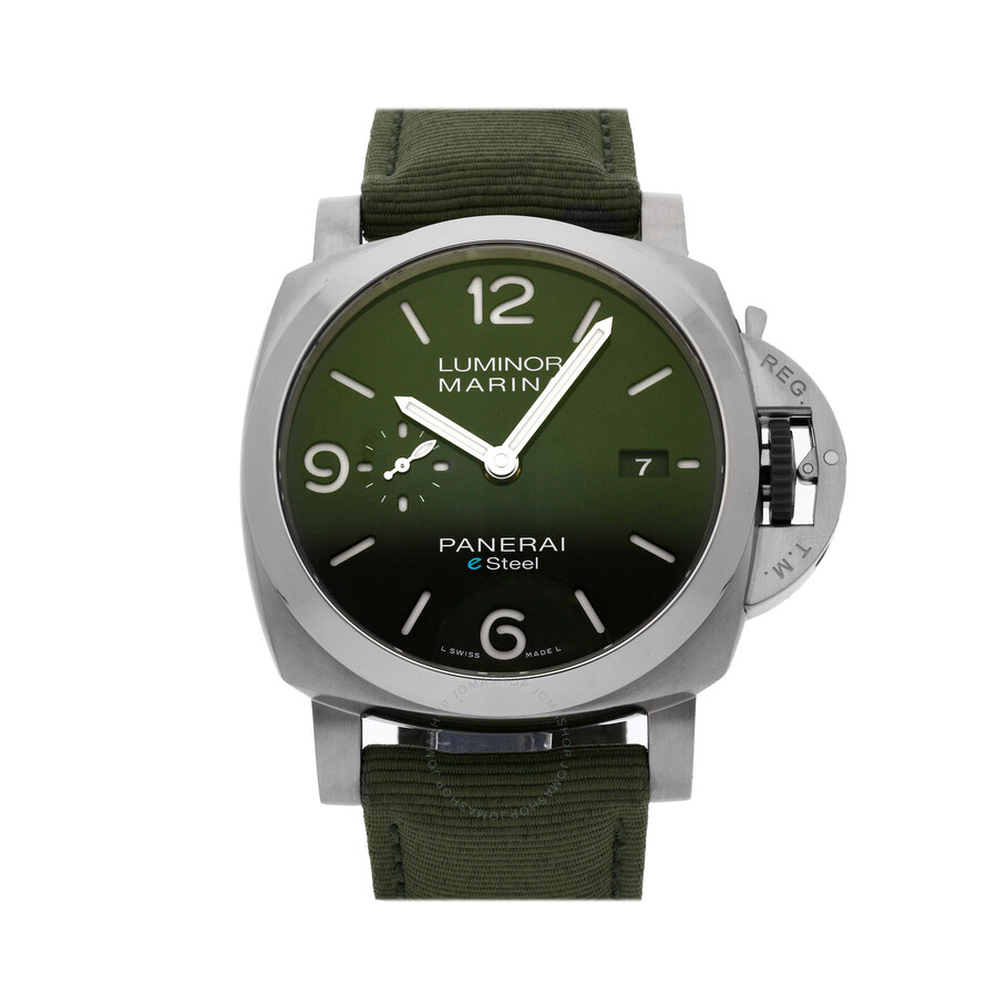 Panerai Luminor Marina Verde Smeraldo Automatic Green Dial Men's Watch ...