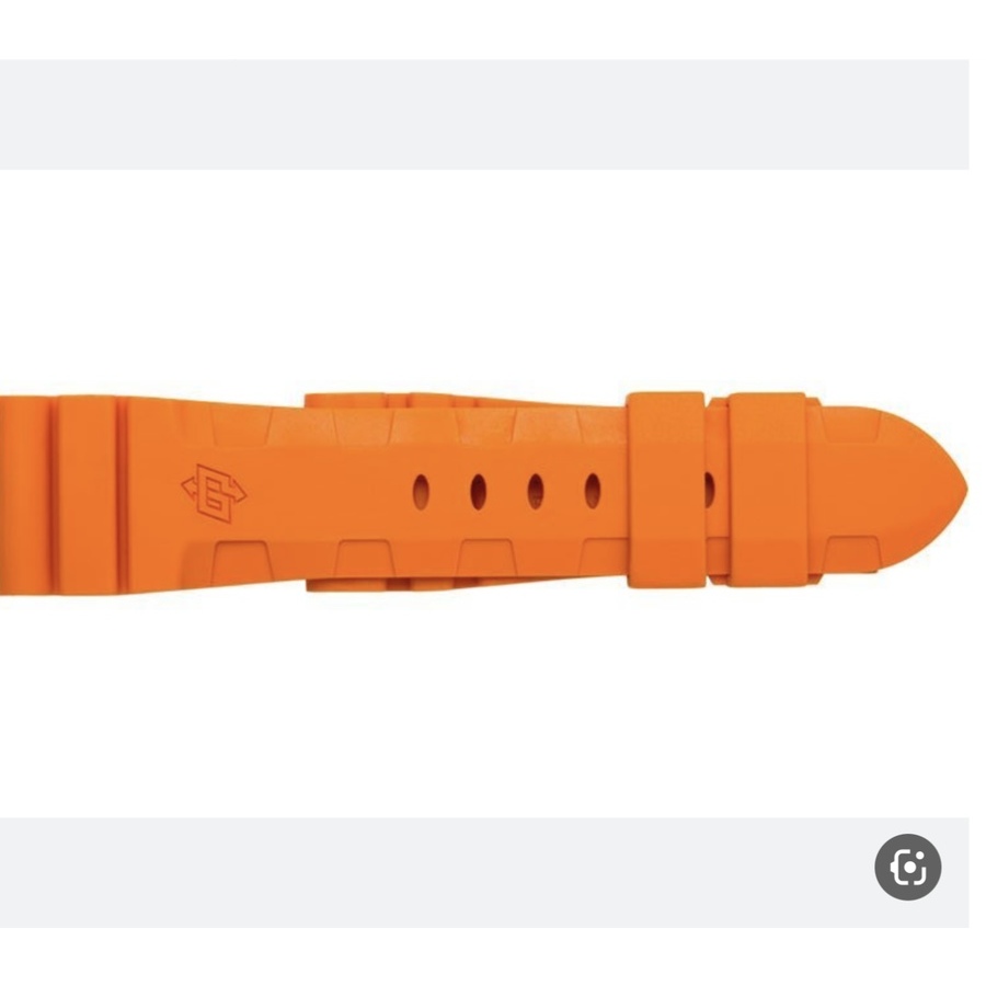 Panerai Men's Orange Rubber Watch Band MXE07XCX - Watches - Jomashop