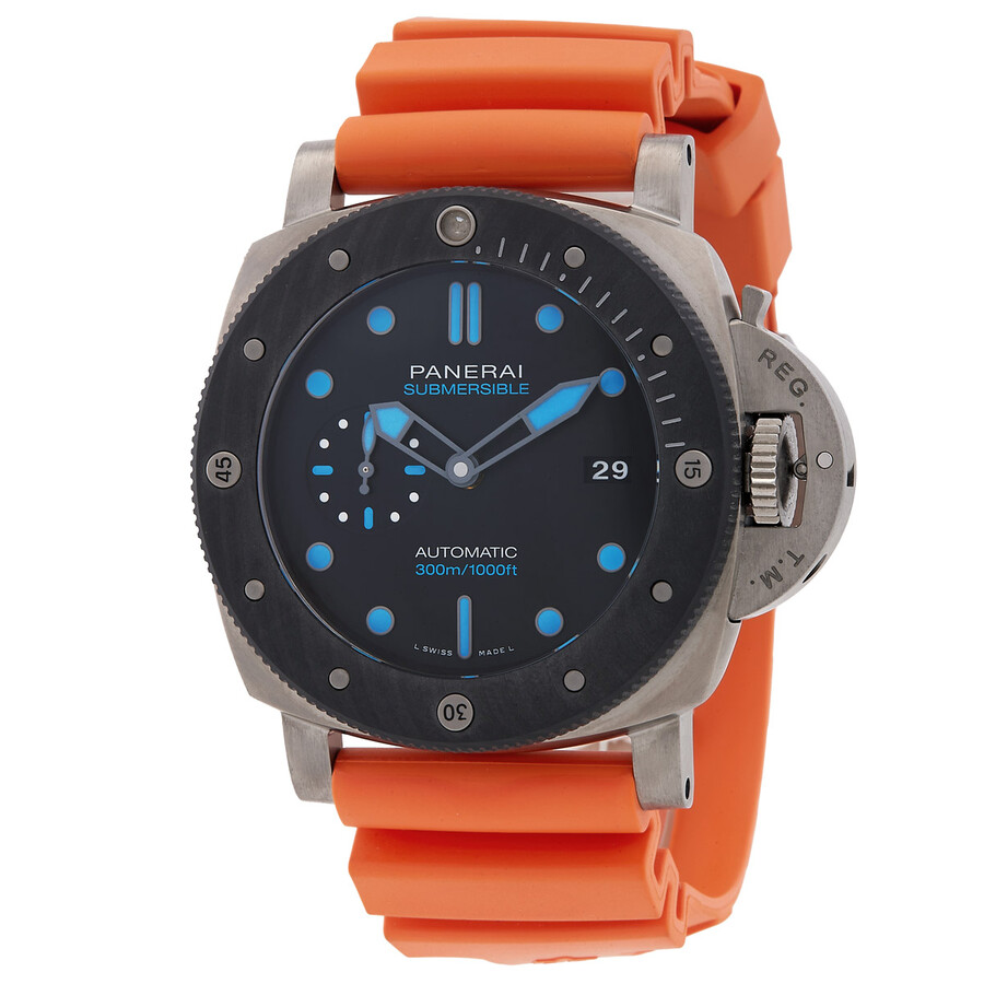Panerai Submersible BMG-Tech Automatic Black Dial Men's Watch ...