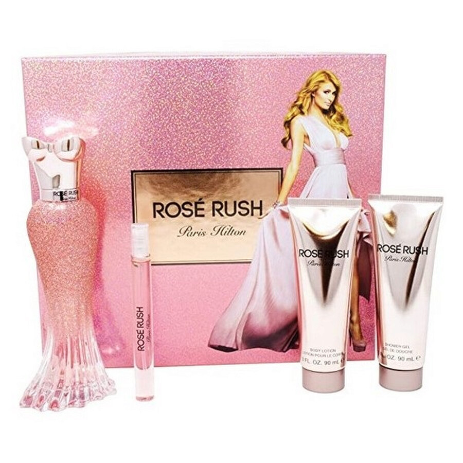 Paris Hilton Ladies Rose Rush Gift Set Fragrances 608940573358 ...