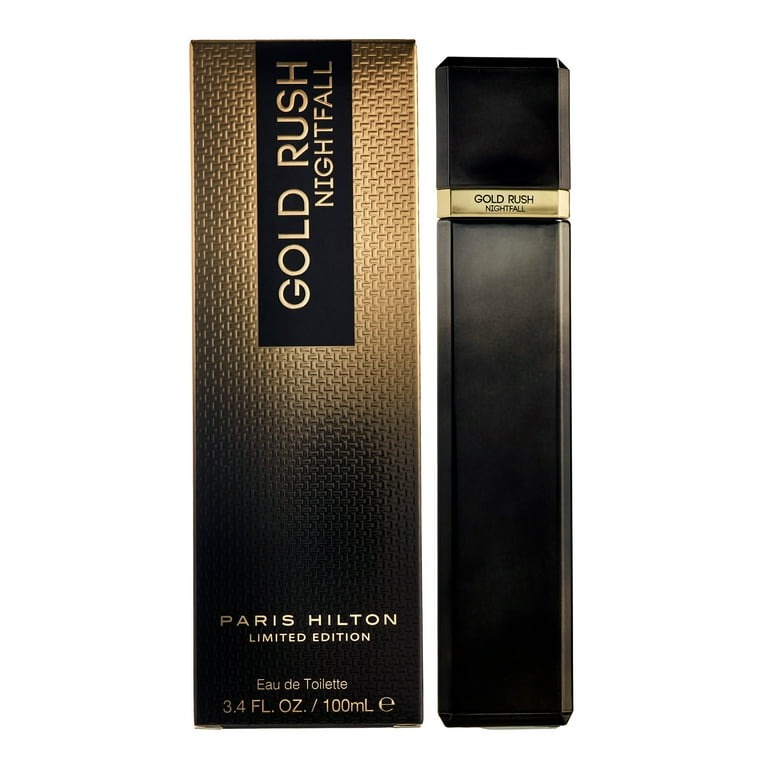 Paris Hilton Men's Gold Rush Nightfall EDT Spray 3.4 oz Fragrances ...