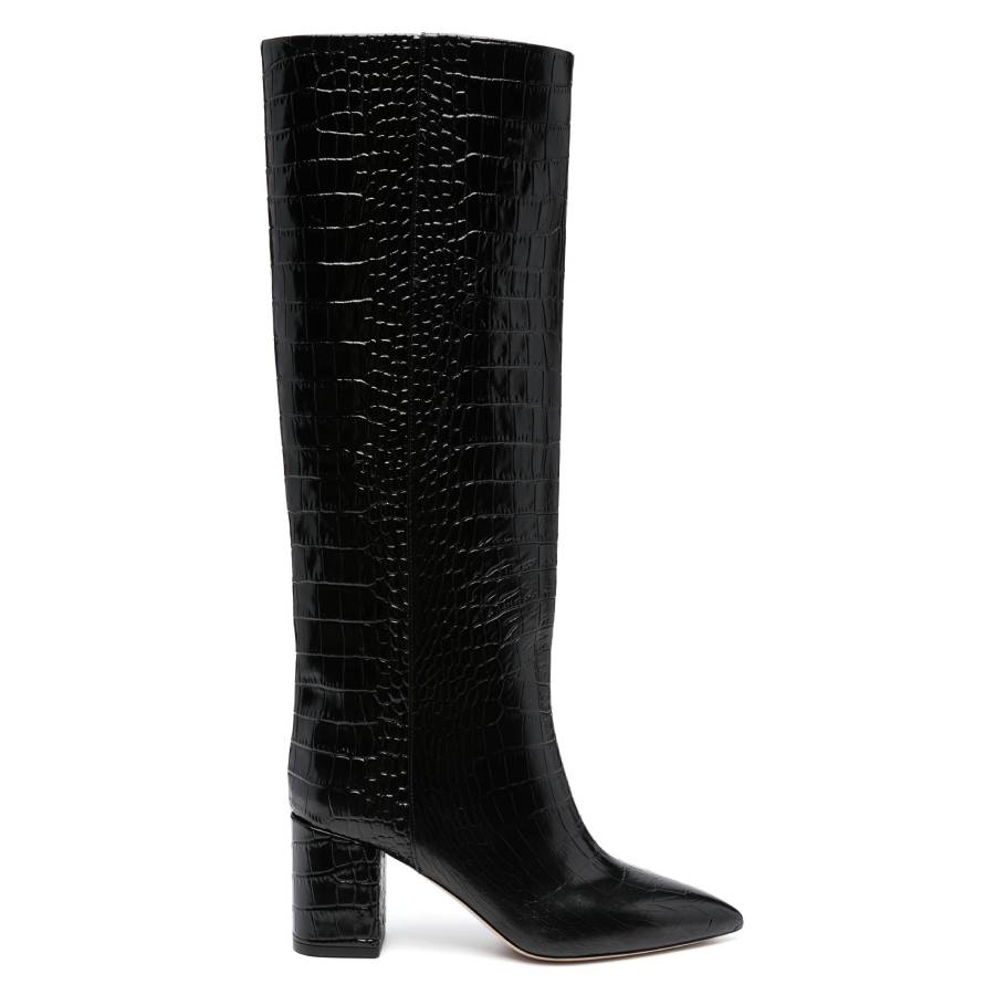 Paris Texas Carbone Anja 70 Embossed Boots, Brand Size 36 ( US Size 6 ...