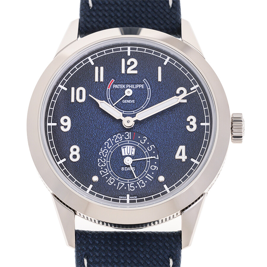 Patek Philippe Complications 41mm Hand Wind Blue Dial Men's Watch 5328G ...