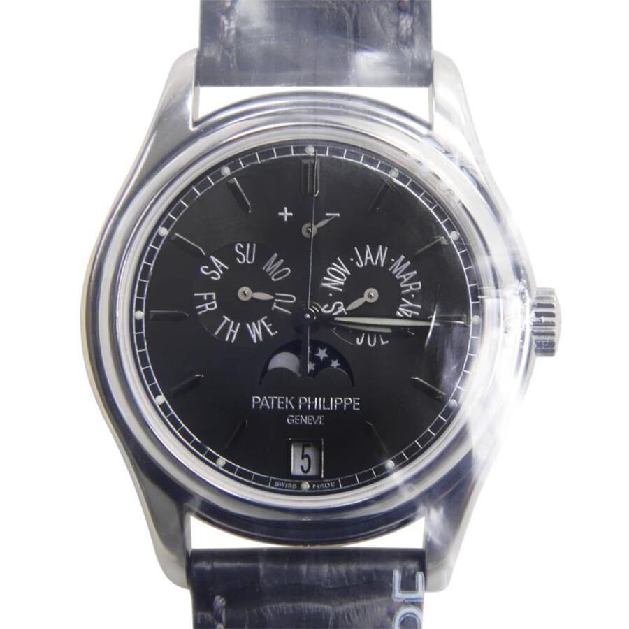 Patek Philippe Complications Automatic Moonphase Black Dial Men's Watch ...