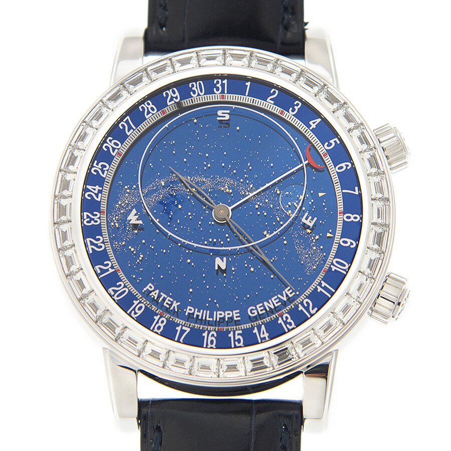 Patek Philippe Grand Complications Celestial 18K White Gold Diamond Men ...