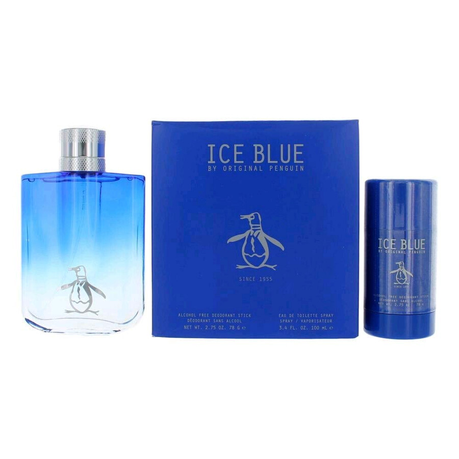 Original Penguin Men's Ice Blue Gift Set Fragrances 844061012523 ...
