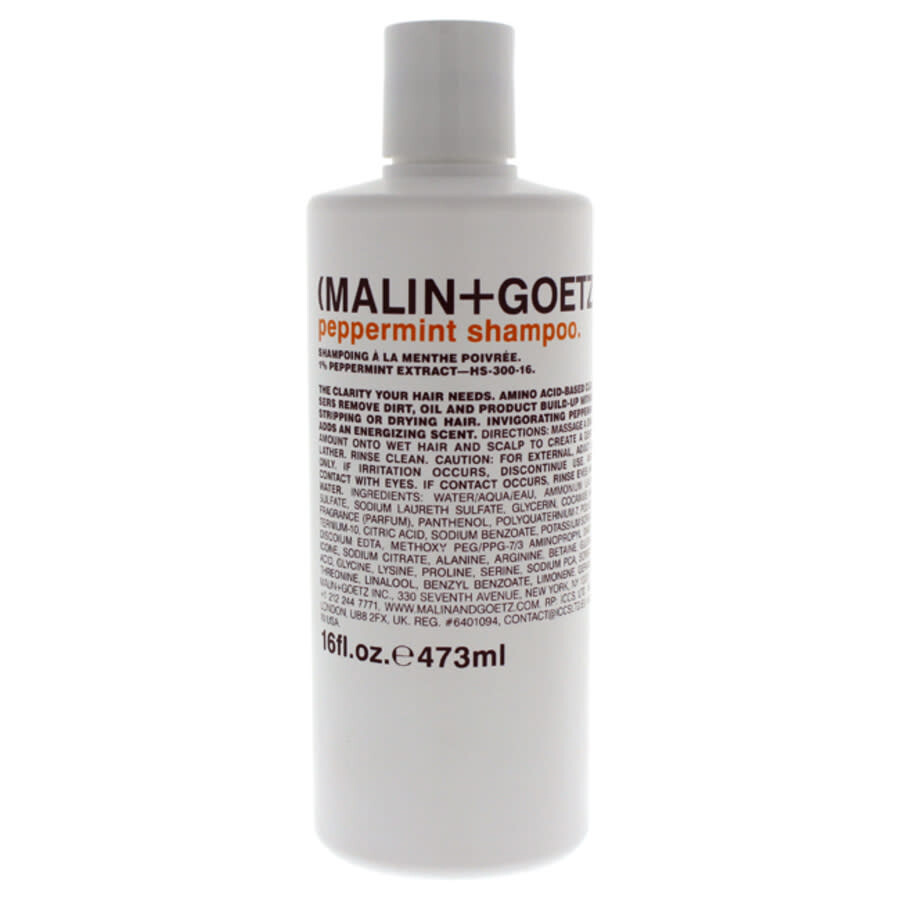 Malin + Goetz Pepermint Shampoo by Malin + Goetz for Unisex - 16.1 oz ...
