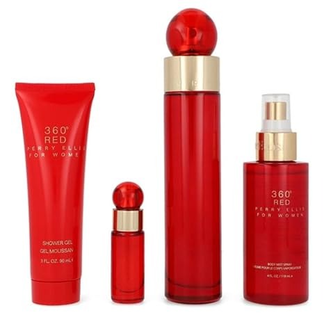 Perry Ellis Ladies 360 Red Gift Set Fragrances 844061016774 ...