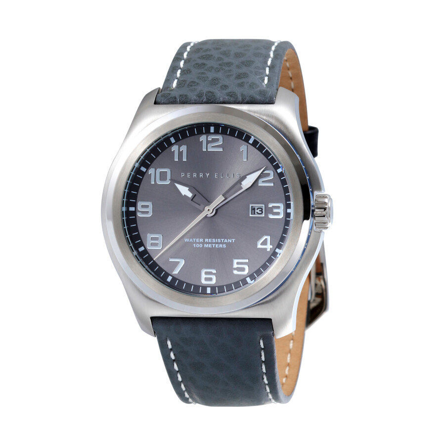 Perry Ellis Memphis 44mm Grey Dial Men's Watch 04010-01 - Watches ...