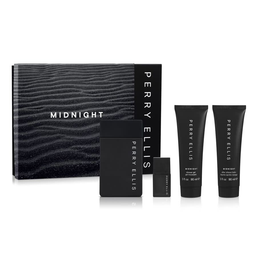 Perry Ellis Men's Midnight Gift Set Fragrances 844061014237 ...
