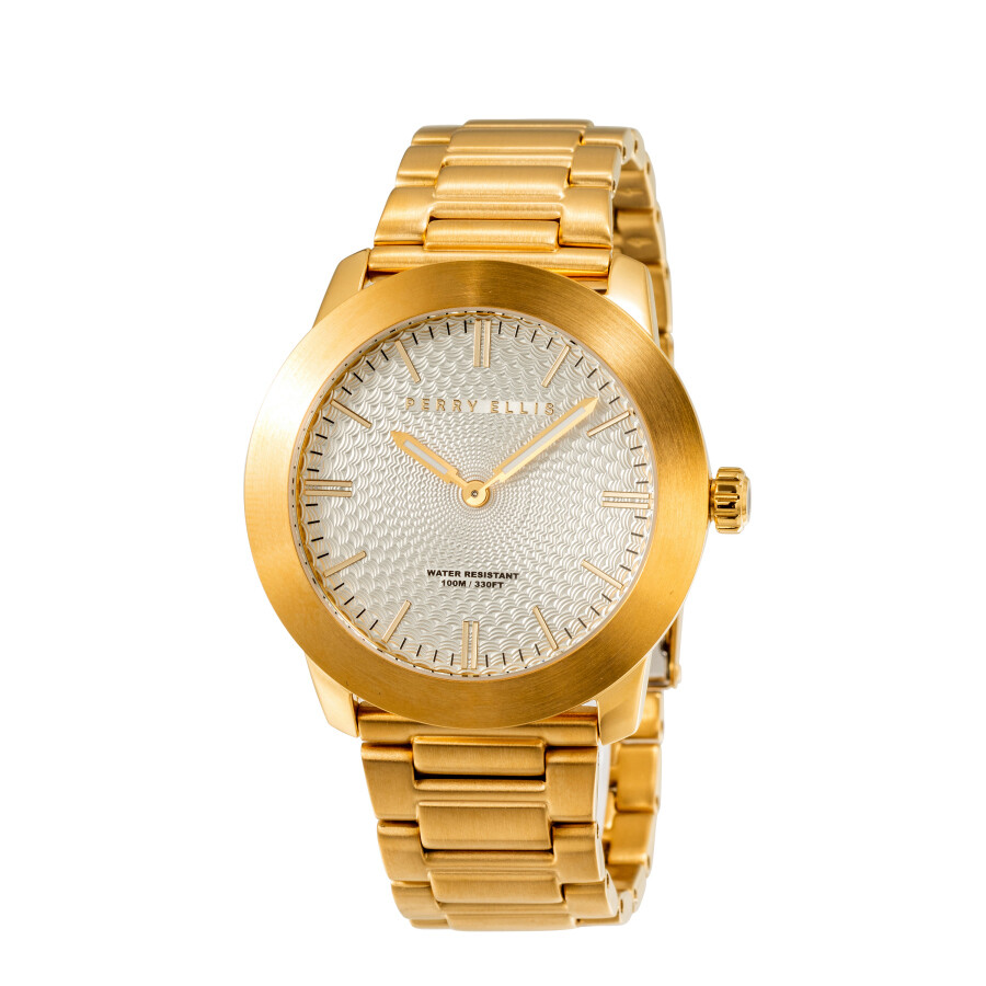 Perry Ellis Slim Line 42mm White Dial Unisex Watch 07010-02 - Watches ...