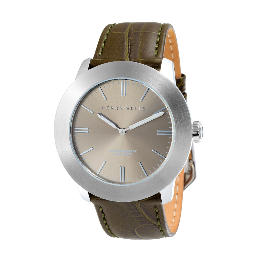 Perry Ellis Slim Line 46mm Grey Dial Men's Watch 03010-01 - Watches ...