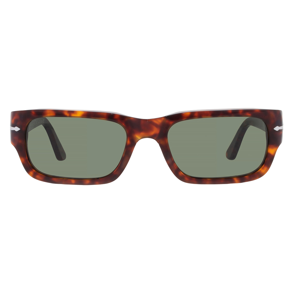 Persol Adrien Green Rectangular Unisex Sunglasses PO3347S 24/31 55 ...