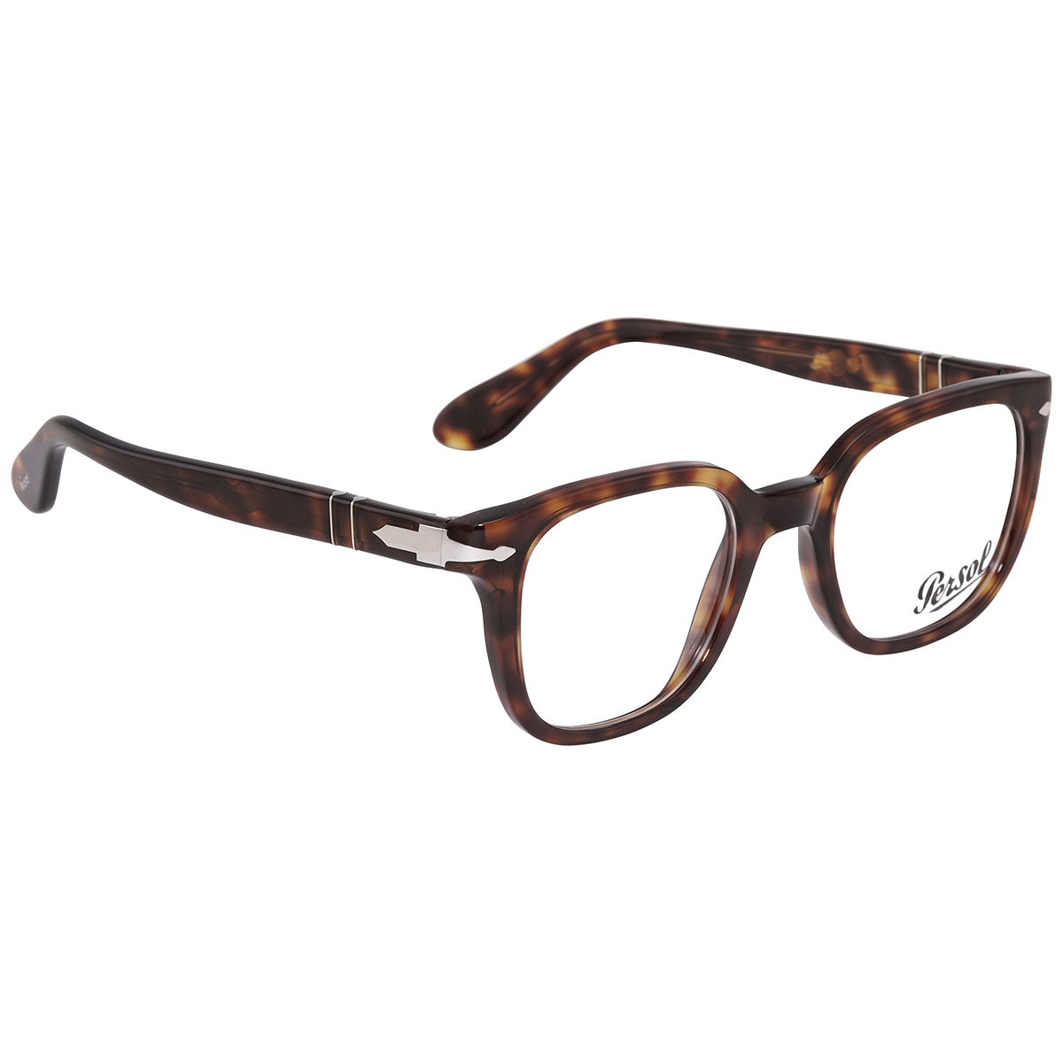 Persol Demo Square Unisex Eyeglasses PO3263V 24 48 PO3263V 24 48 ...