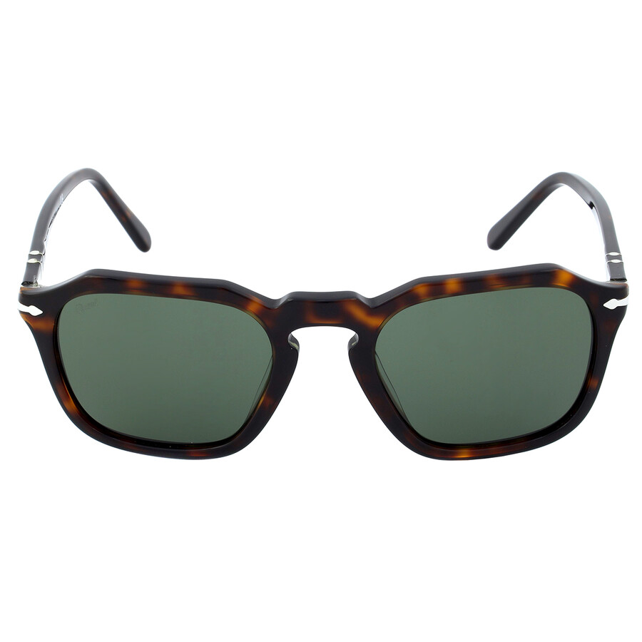 Persol Green Square Unisex Sunglasses PO3292S 24/31 50 8056597593731 ...