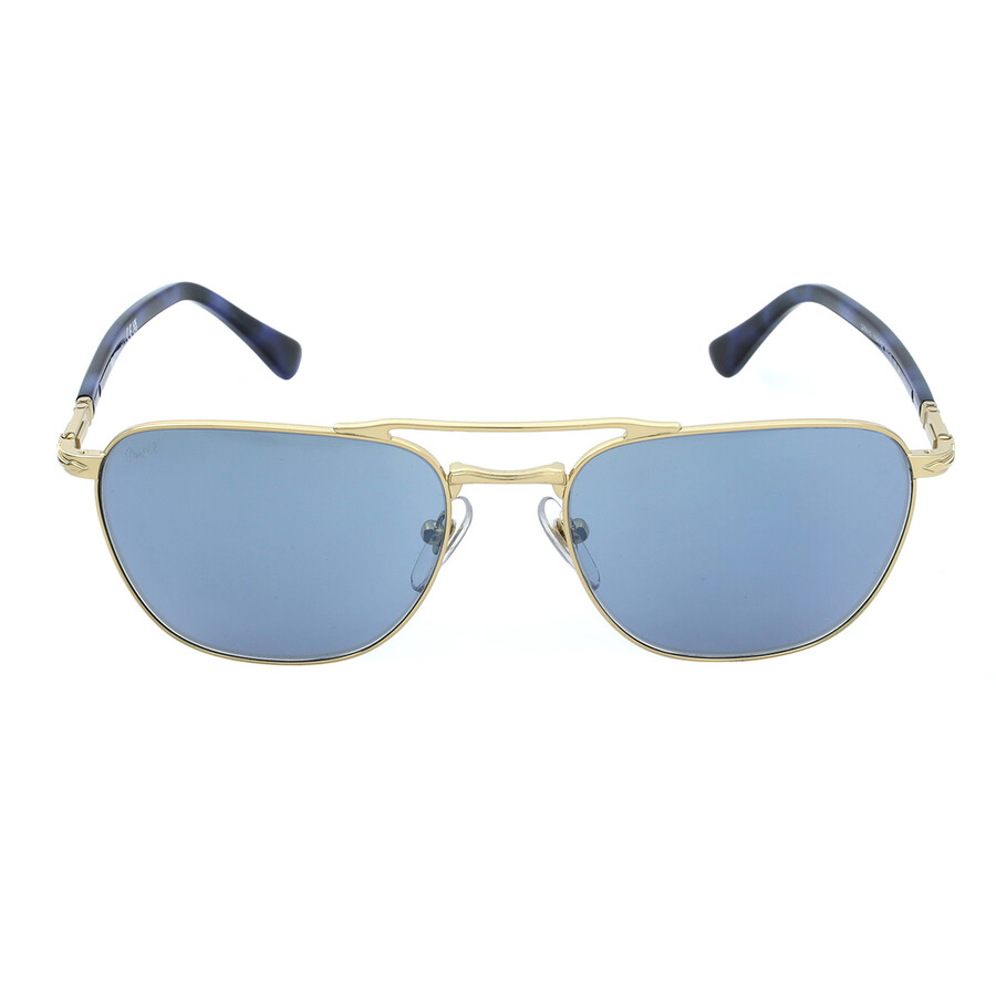 Persol Light Blue Pilot Men's Sunglasses PO2494S 114156 55 ...