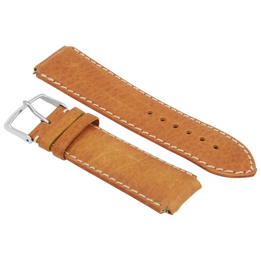Philip Stein 22 mm Calfskin Leather Watch Band 3-CASTBR - Watch ...