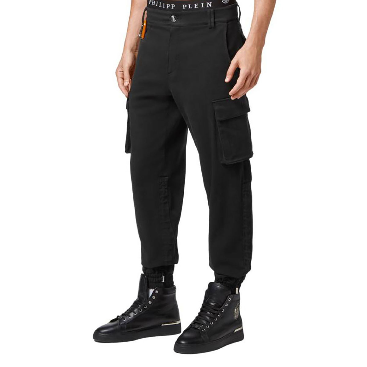 Philipp Plein Iconic Plein Cargo Fit Trousers, Brand Size 44 (XS) SABC ...