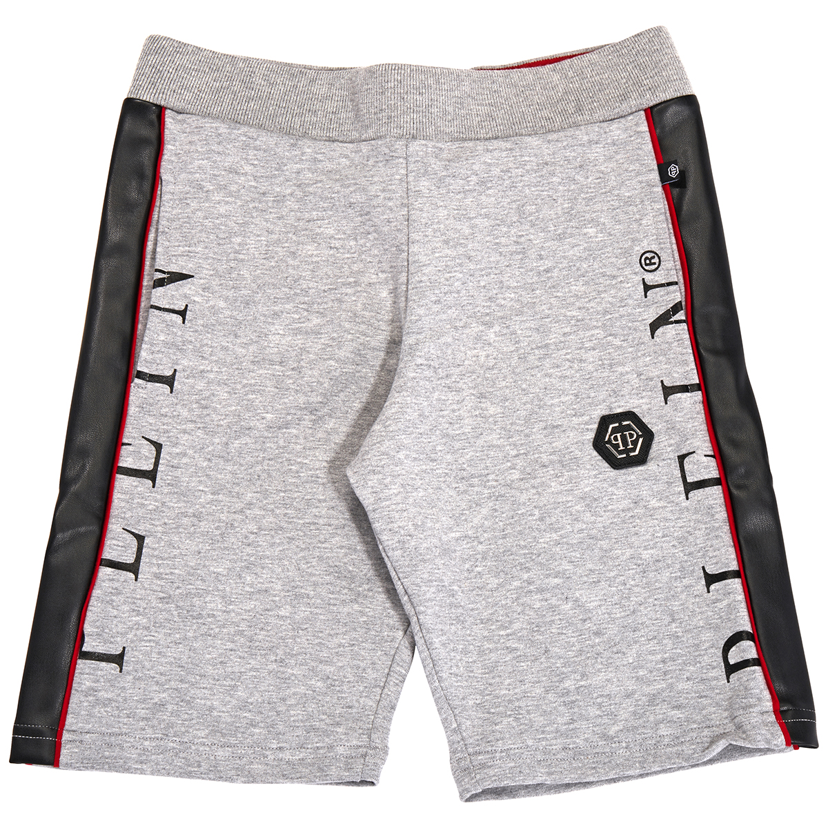 Philipp Plein Kids Statement Jogging Cotton Fleece Shorts, Brand Size ...