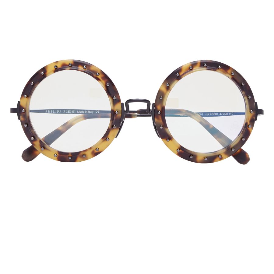 Philipp Plein Olivia-V Demo Round Ladies Eyeglasses 000-WEV0001-PCO002N ...